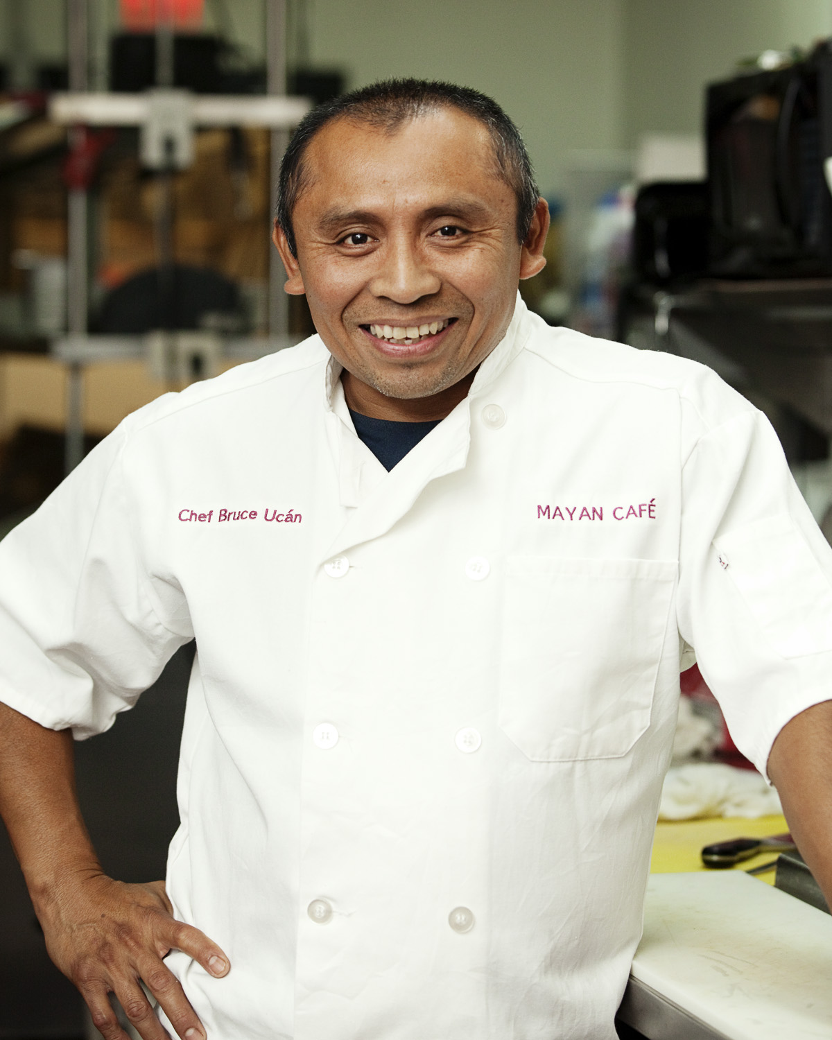 The Latin Kitchen article featuring Chef Bruce - The Mayan Cafe